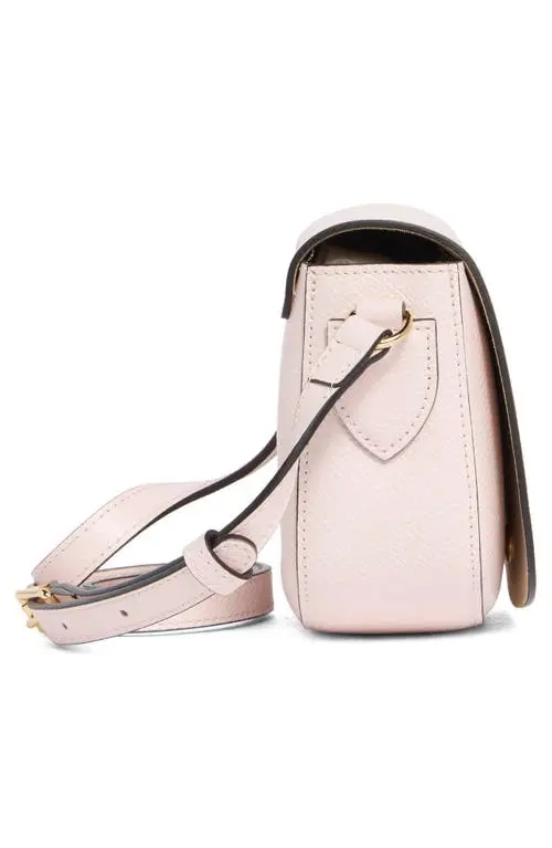 Longchamp Pure Leather Crossbody Bag - Ballet