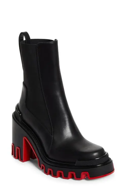 CHRISTIAN LOUBOUTIN Marchacroche Dune Chelsea Boots