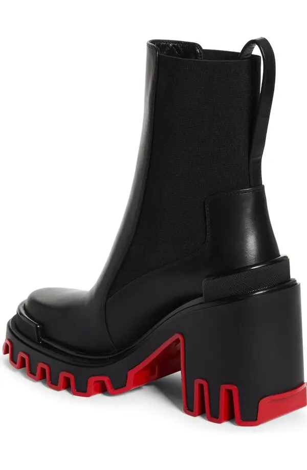 CHRISTIAN LOUBOUTIN Marchacroche Dune Chelsea Boots