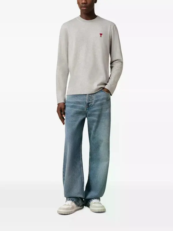 Ami De Coeur Long Sleeve T-shirt - Grey