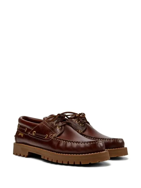 Camper Nautico Leather Boat Shoes