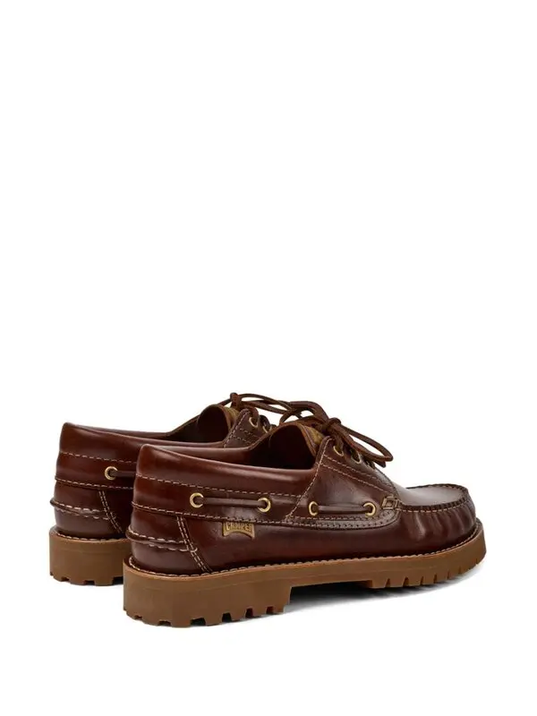 Camper Nautico Leather Boat Shoes