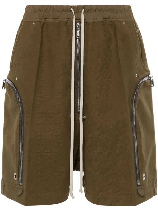Rick Owens Bauhaus Bela Shorts - Green | Editorialist