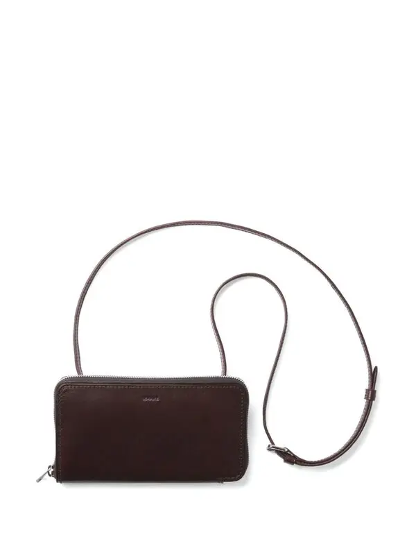 LEMAIRE Continental Leather Wallet - Brown
