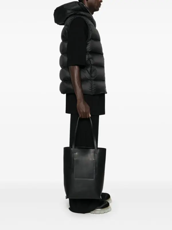 Rick Owens Leather Shopper Tote