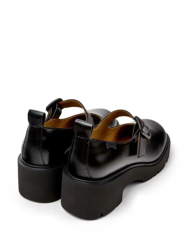 Camper Milah 50mm Leather Loafers - Black