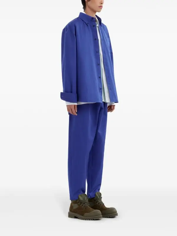 Marni Tapered Organic-cotton Trousers