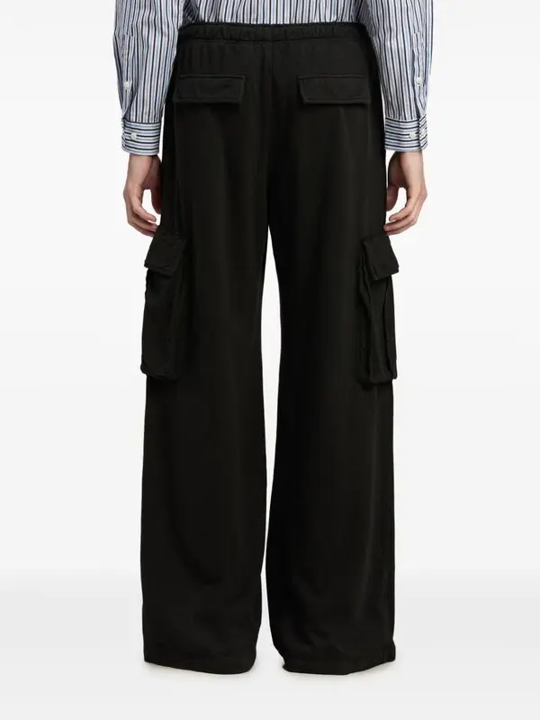 Palm Angels Wide-leg Jersey Cargo Pants