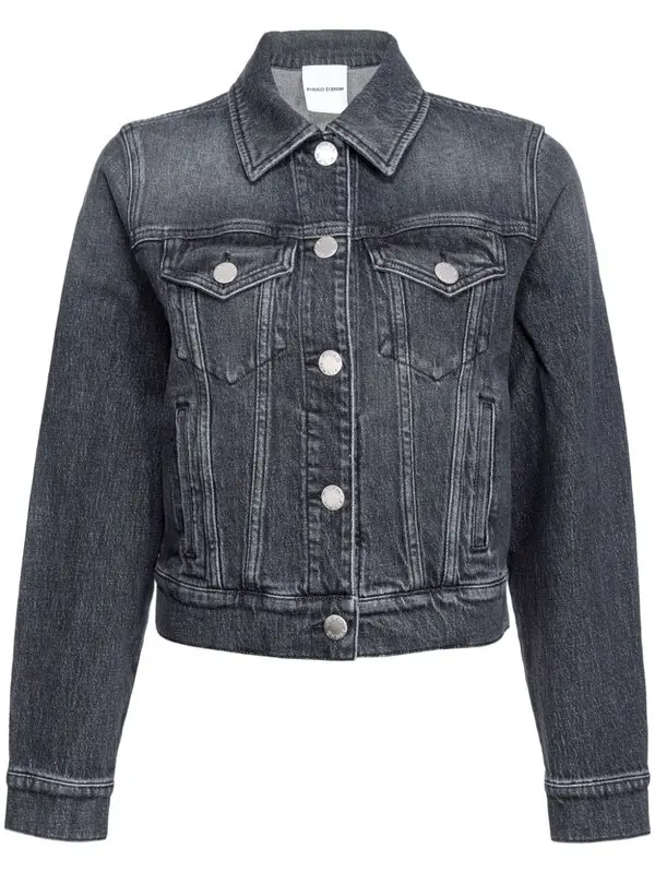 Pinko Buttoned Denim Jacket