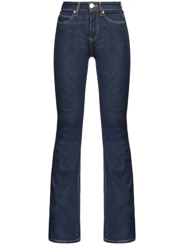 Pinko Flora Cotton-blend Wide Leg Jeans