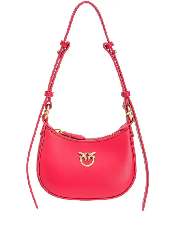 Pinko Mini Half Moon Shoulder Bag - Red
