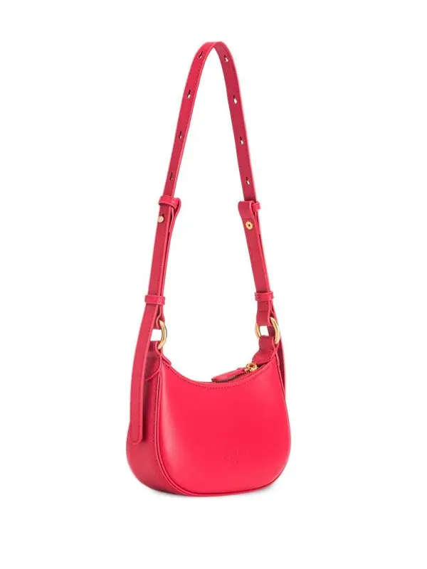 Pinko Mini Half Moon Shoulder Bag - Red