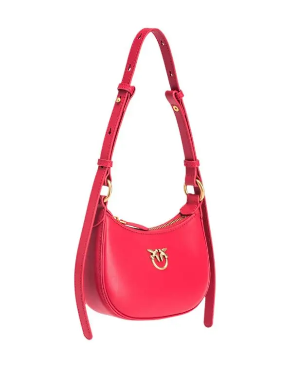 Pinko Mini Half Moon Shoulder Bag - Red