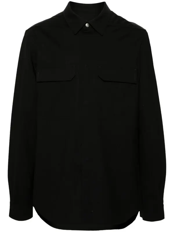 Rick Owens Concealed Press-stud Shirt