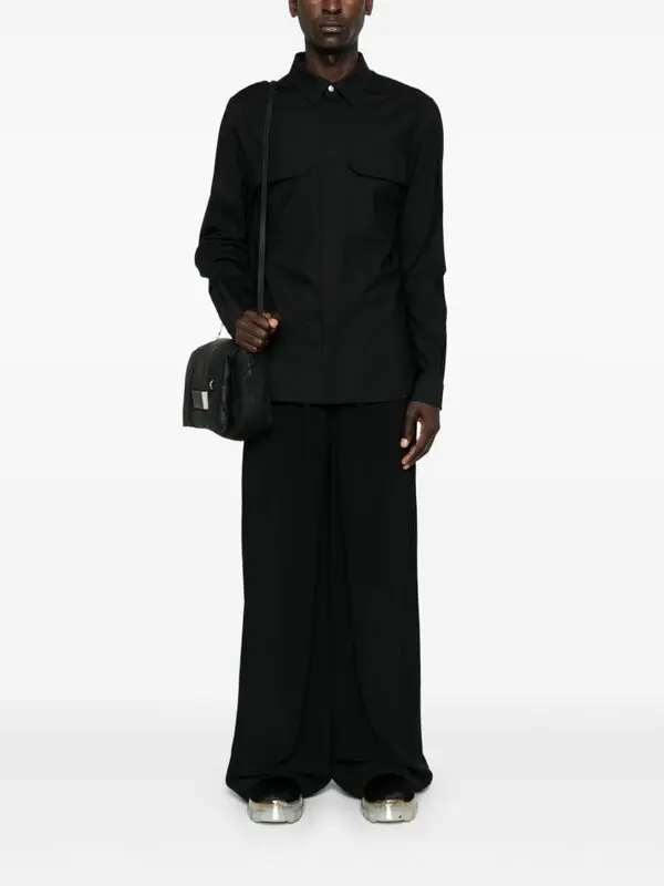 Rick Owens Concealed Press-stud Shirt