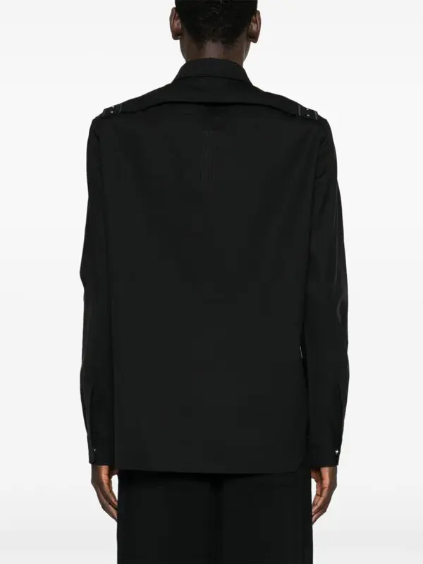Rick Owens Concealed Press-stud Shirt