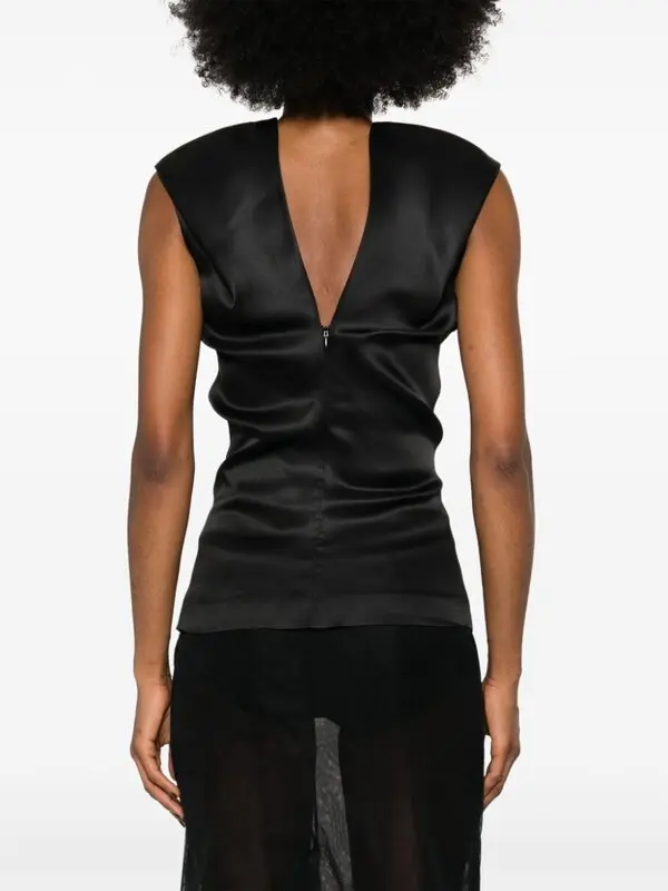 Khaite Ami Silk Blouse - Black