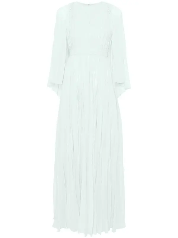 Huishan Zhang Miley Pleated Gown