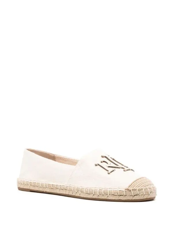 Ralph Lauren Cameryn Logo Espadrilles - Neutrals