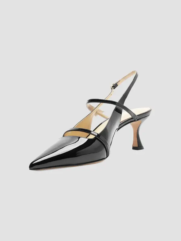 ALEXANDRE BIRMAN Tita 60mm Leather Slingback Pumps