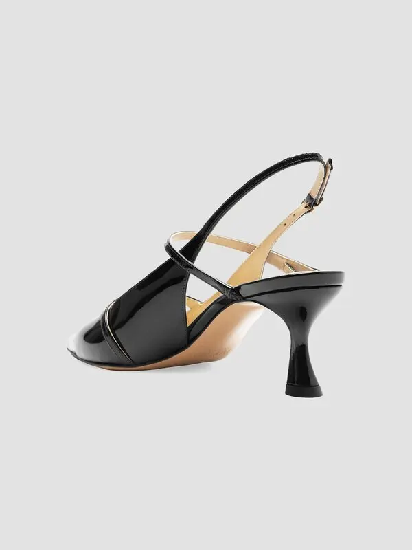 ALEXANDRE BIRMAN Tita 60mm Leather Slingback Pumps