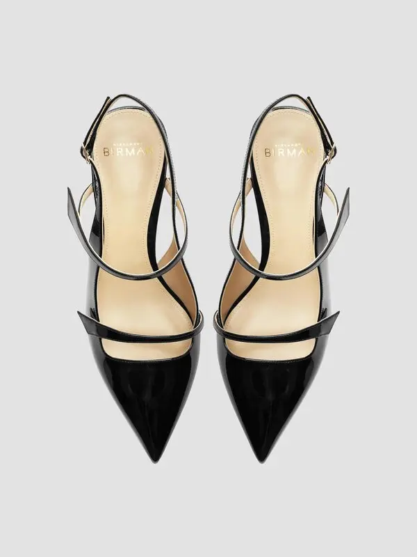 ALEXANDRE BIRMAN Tita 60mm Leather Slingback Pumps
