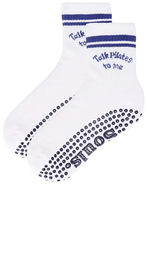 SOULS. Talk Pilates To Me Grip Socks
