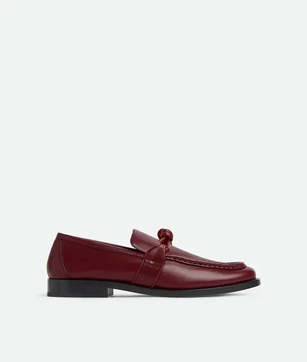 Bottega Veneta Astaire Leather Loafer - Merlot