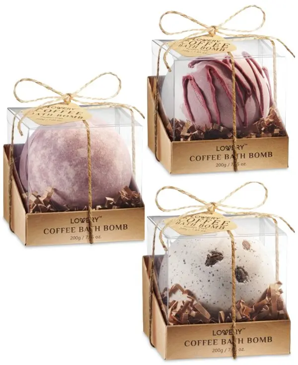 LOVERY 3-pc. Coffee Bath Bomb Set - No Color