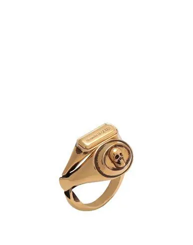Alexander McQueen Metal Ring - Gold