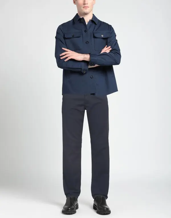 HARMONT & BLAINE Pants Size Cotton, Elastane - Navy