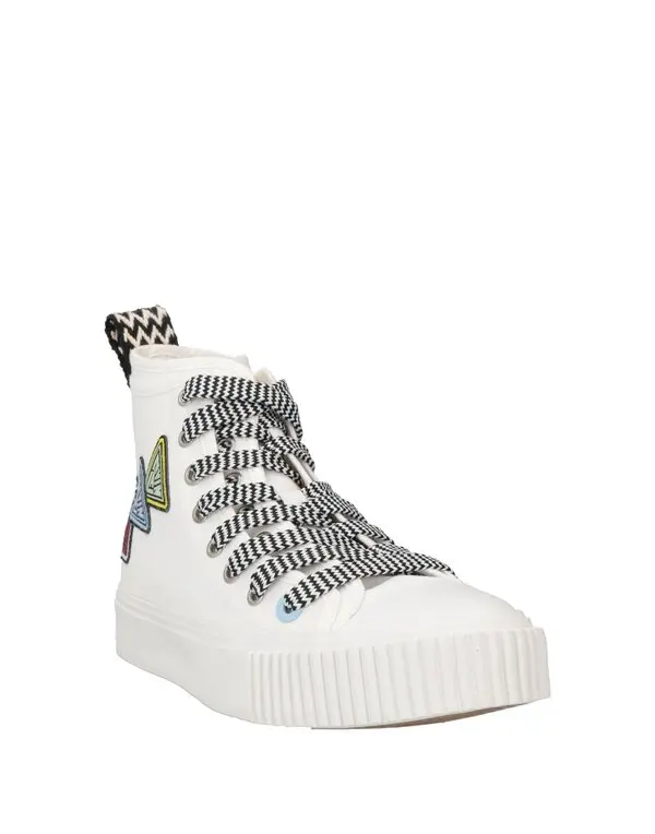 LANVIN Cotton High-top Sneakers