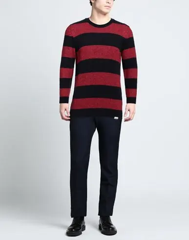 BROOKSFIELD Sweater In Virgin Wool And Polyamide - Blue