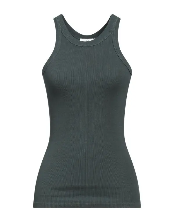 Ag Tank Top Dark Cotton, Viscose, Elastane