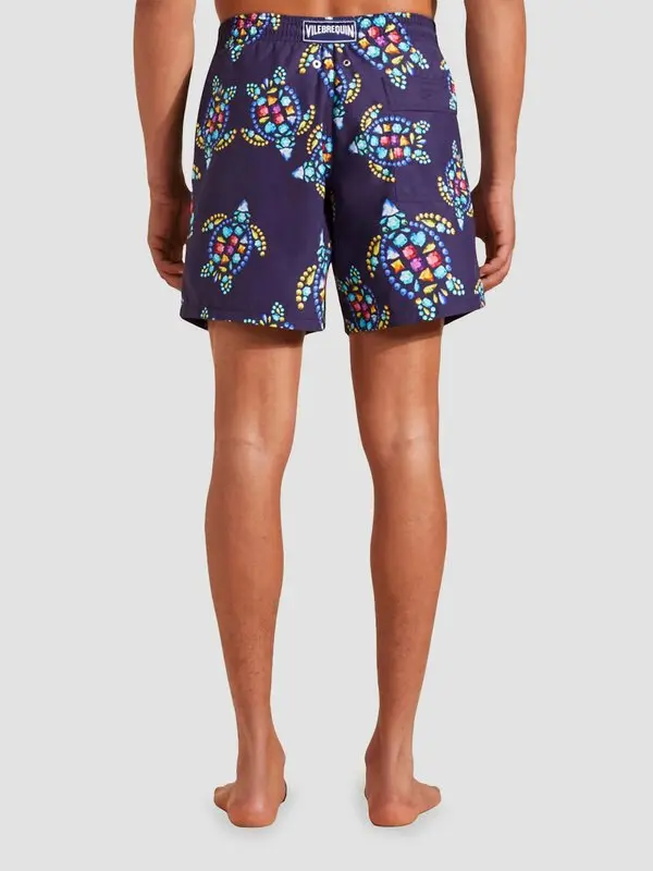 Vilebrequin Vendôme Turtles Cotton Swim Shorts
