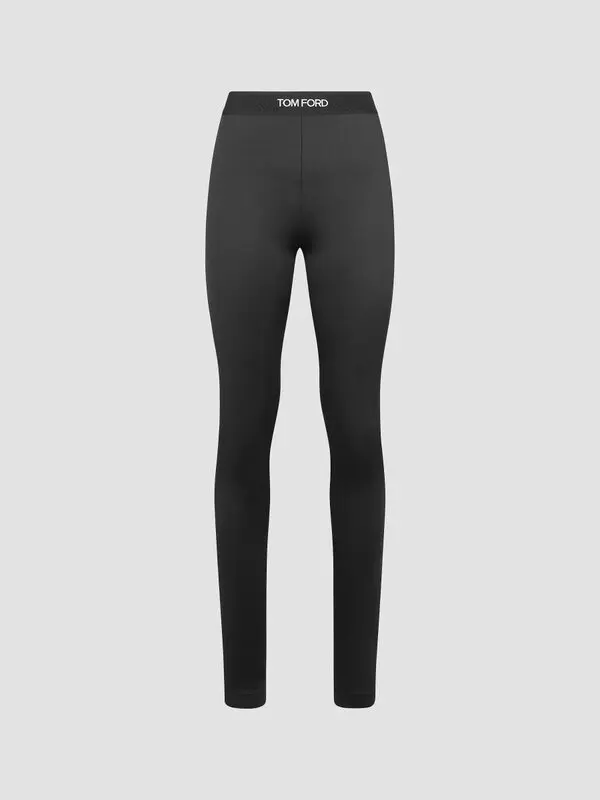 TOM FORD Jersey Signature Leggings - Black