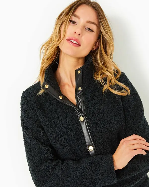LILLY PULITZER Kamey Sherpa Jacket
