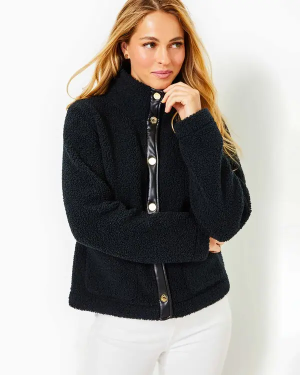 LILLY PULITZER Kamey Sherpa Jacket