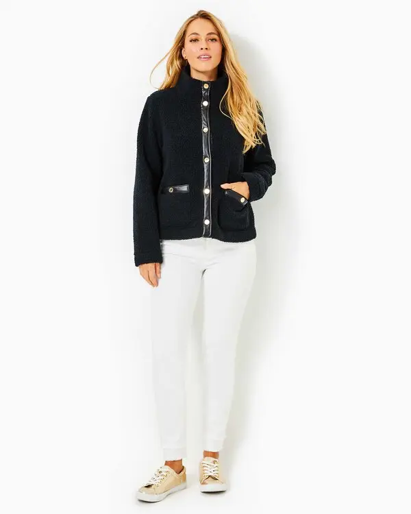 LILLY PULITZER Kamey Sherpa Jacket