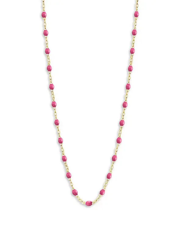 Gigi Clozeau 18k Yellow Gold Classic Gigi Candy Necklace - Pink/gold