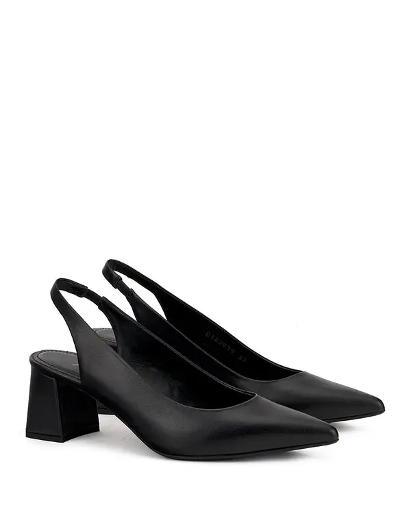 Agl Dodi Pointed Toe Slingback Pumps