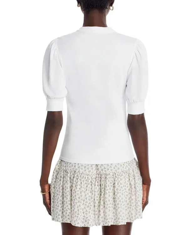 Rails Jewel Top - White Ribbed