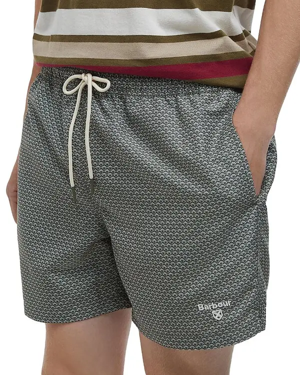 Barbour 6" Shell Swim Trunks - Olive