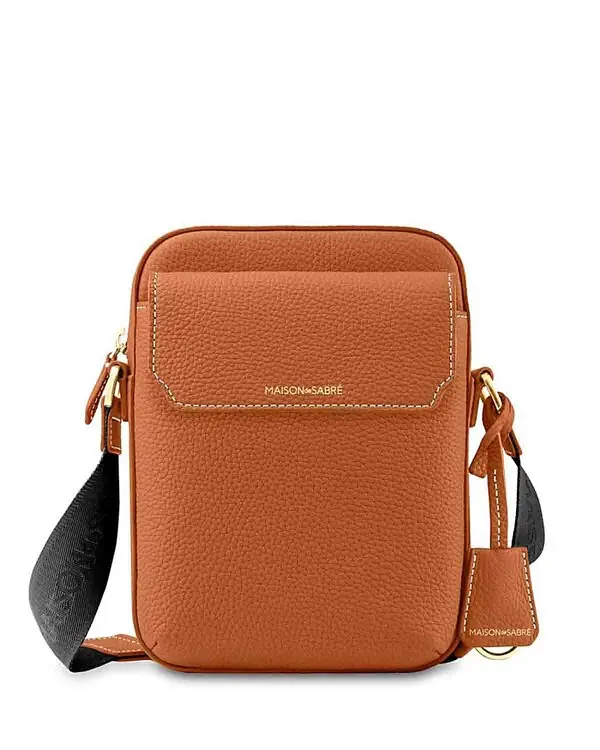 MAISON DE SABRE Small Messenger Bag - Pecan Brown