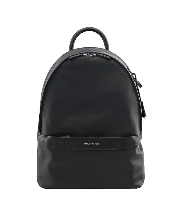 MAISON DE SABRE Resilon Nylon Backpack - Black Caviar