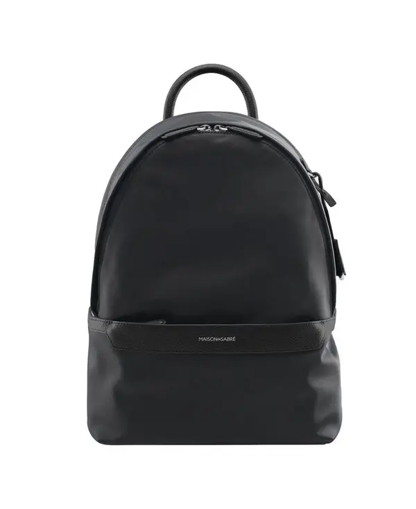 MAISON DE SABRE Resilon Nylon Backpack - Black Caviar