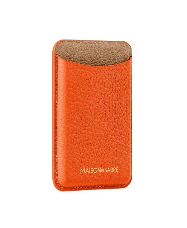 MAISON DE SABRE Leather Magsafe Wallet - Manhattan Sandstone