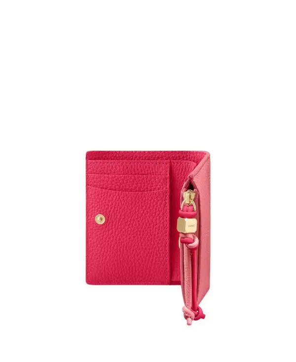 MAISON DE SABRE Leather Bifold Wallet - Candy Fuchsia