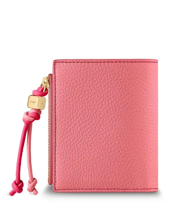 MAISON DE SABRE Leather Bifold Wallet - Candy Fuchsia