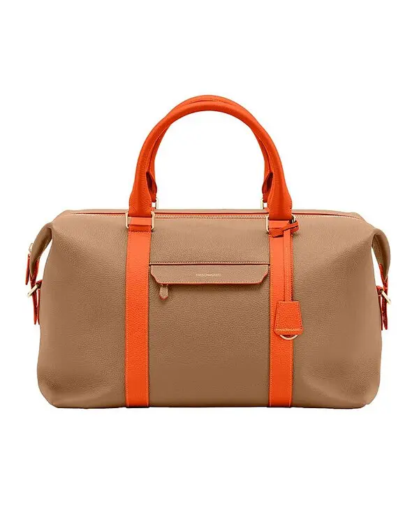 MAISON DE SABRE Leather Duffle Bag - Manhattan Sandstone